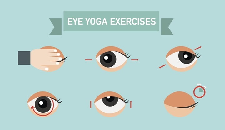 EYE YOGA EXERCISES บริหารตาด้วยโยคะแบบง่ายๆ | Health and Trend